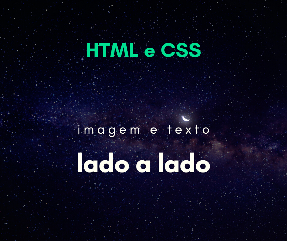HTML Alinhar Texto Depois Da Imagem Hora De Codar